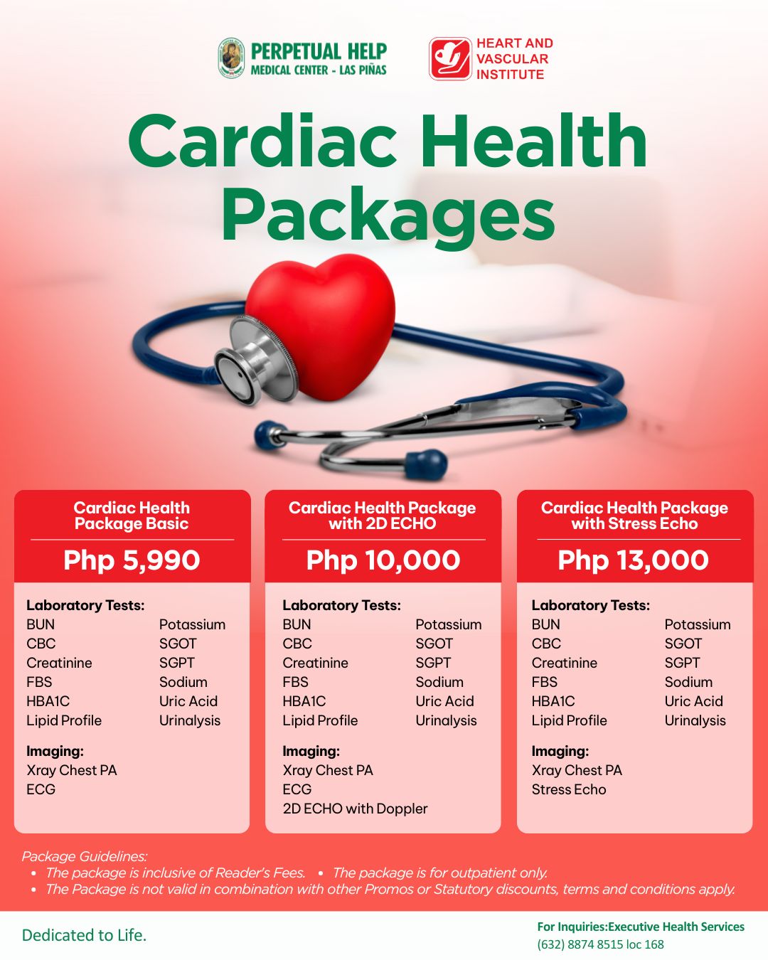 Cardiac Health Packages - Perpetual Help Medical Center