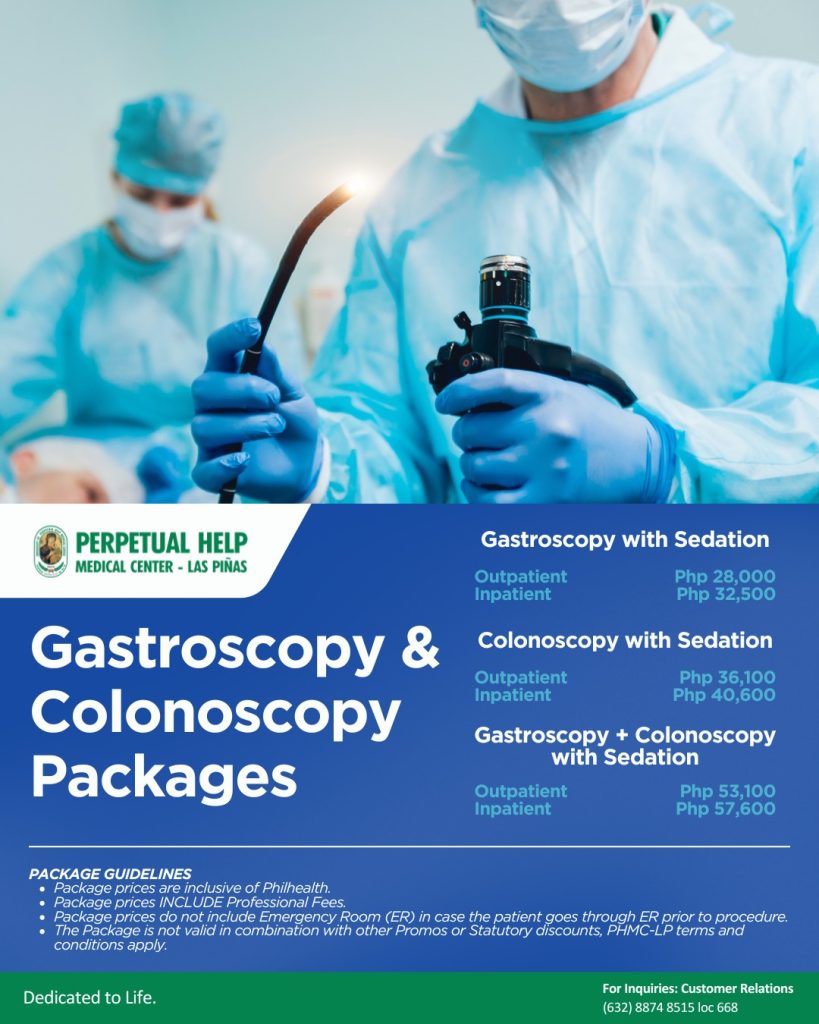 Gastroscopy & Colonoscopy Package - Perpetual Help Medical Center